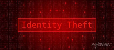 Abstract Red Background With Binary Code Numbers Data Breach Posters For The Wall • Posters