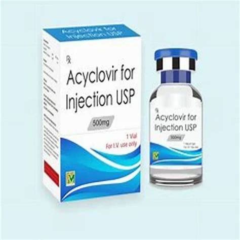 Acyclovir Injection 500 Mg At Rs 3000piece Pharmaceutical Tablets In