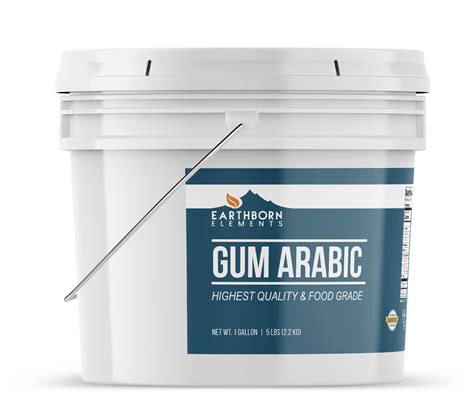 Gum Arabic 1 Gallon Earthborn Elements