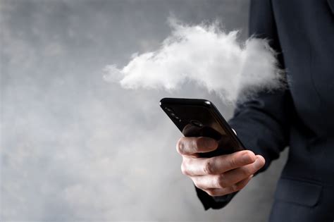 Premium Photo Business Woman Holding Icon Cloud Computing Network And Icon Connection Data