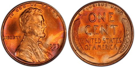 1953 Wheat Penny Value Guide Rarest Org