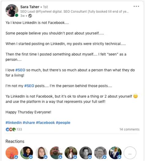 Tips For How To Post Effectively On Linkedin From Seo Sara Taher