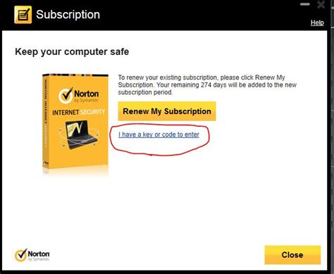 Install Norton Using Product Key