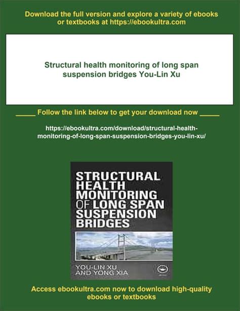 Structural Health Monitoring Of Long Span Suspension Bridges You Lin Xu Pdf