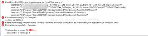 iar forarm 建立第一个stm32f051的工程 qq 26308521的博客 csdn博客