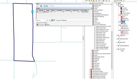 Arcmap Routing With Set Of Points And Barriers Individually Using Arcgis Network Analyst