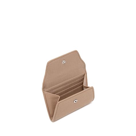 Pixie Mood Mavis Mini Wallet Latte Pebbled Vegan Leather Twang And Pearl