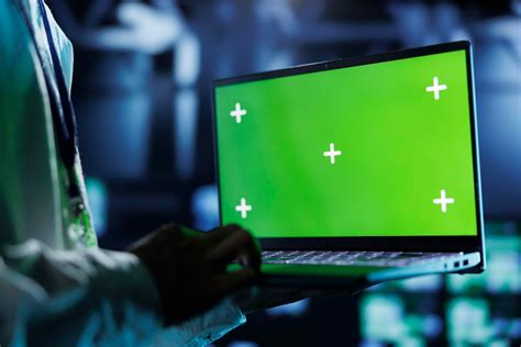 Premium Photo Dara Center System Administrator Running Code And Programming On Chrome Key