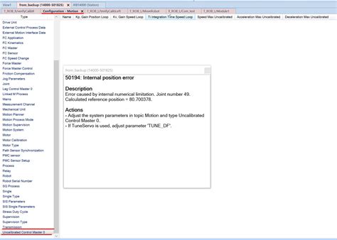50194 Internal Position Error — Abb Robotics User Forums