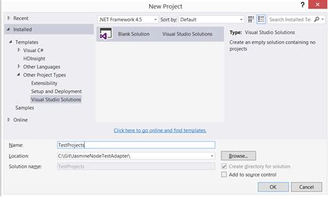 Creating A Visual Studio Test Explorer Adapter With Js Test Adapter