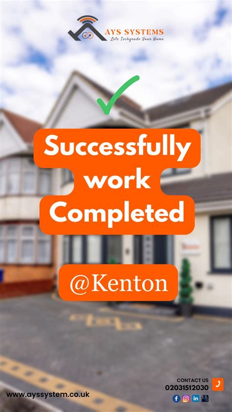 🎉 Were Thrilled To Share That Weve Successfully Completed A Home Automation Project At Kenton