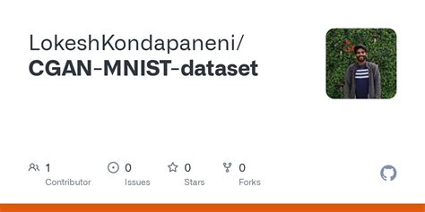 Github Lokeshkondapaneni Cgan Mnist Dataset