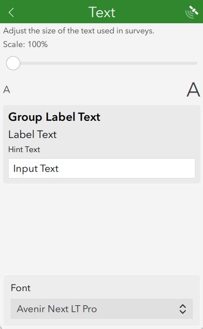 html style sheet to increase survey123 connect fon esri community