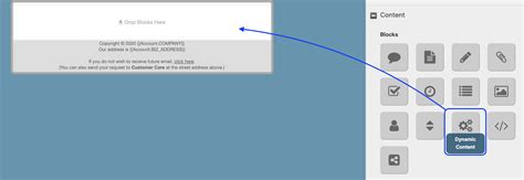 creating dynamic content in email messages act on connect home