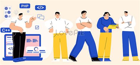 Free Network Programmer Vector Commercial Business Office Png