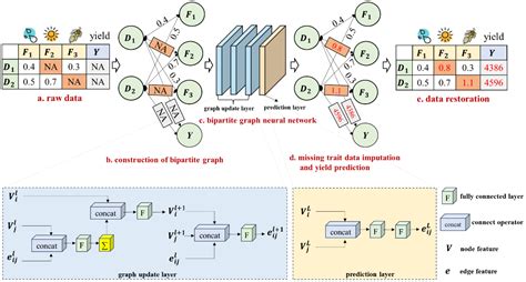 Frontiers Maize Yield Prediction With Trait Missing Data Via Bipartite Graph Neural Network