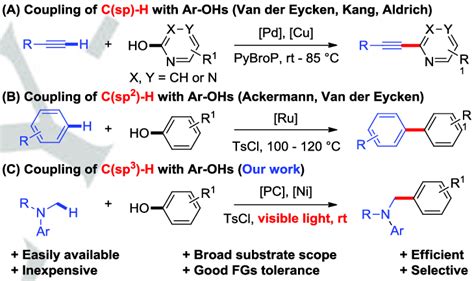 Scheme 1 Arylation Of C─h Bonds With Phenols By An In Situ Activation Download Scientific