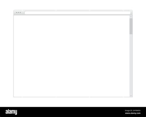 Simple Browser Mock Up Illustration Stock Vector Image Art Alamy