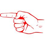Finger Pointer Free SVG