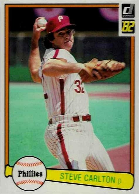 Steve Carlton 1982 Donruss 42 Base Price Guide Sports Card Investor