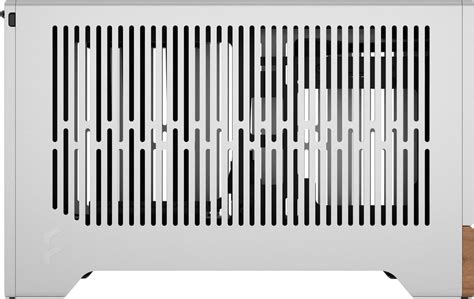 Fractal Design Terra Silver Mini Itx Small Form Factor Pc Case With Pcie 4 0 Riser
