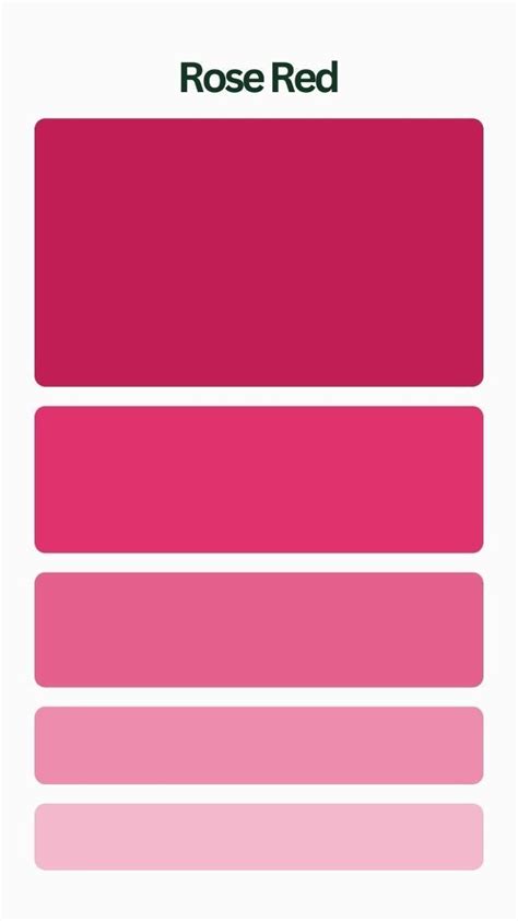 Pin By Sarli Murat On Duvar Renkleri 3 Red Roses Red Color Names Red Color Pallets