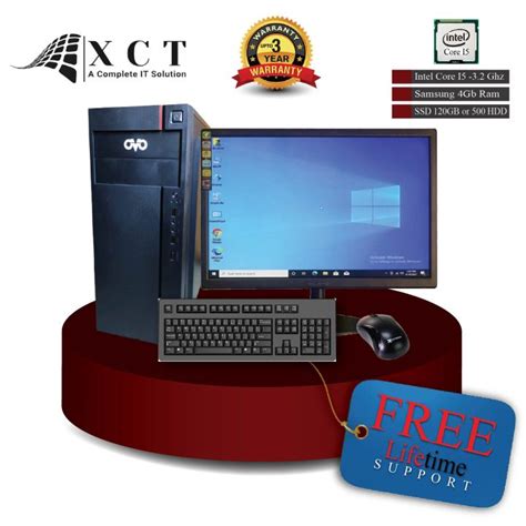 Full Setup Computer Intel Core I5 Cpu 84 Gb Ram 120gb Ssd Or 500gb Hdd