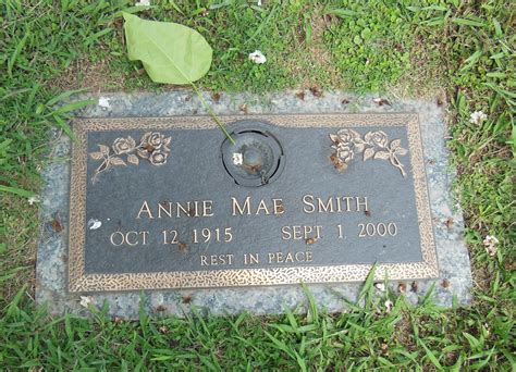 Annie Mae Smith 1915 2000 Find A Grave Memorial