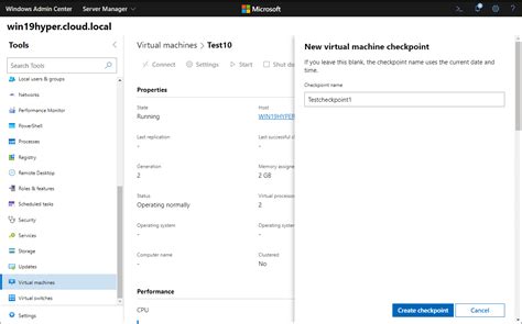Hyper V Server 2019 Windows Admin Center Management Virtualization Howto