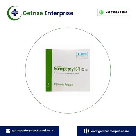 Triptorelin Injection Gonapeptyl Injection Latest Price Manufacturers And Suppliers