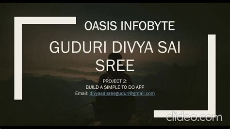 Divya Sai Sree G On Linkedin Appdevelopment Oasisinfobyteinnovation Codecrafting Futureoftech