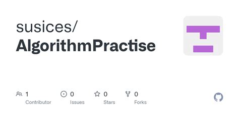 Github Susices Algorithmpractise