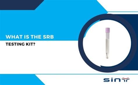 What Is The SRB Testing Kit Blood Collection Tube Prp Tube Disposable Medical Supplies