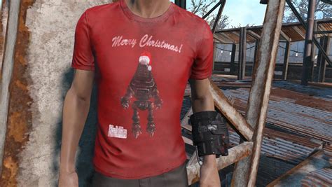 Christmas Shirt RobCo Protectron At Fallout 4 Nexus Mods And Community