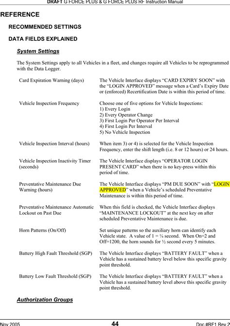 BMI Technologies VUI00 Vehicle User Interface RFID Reader User Manual