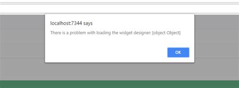 An Error Is Thrown When Dropping An Mvc Widget Or Trying To Edit An Existing One After An