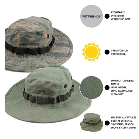 Vintage Vietnam Style Boonie Hat