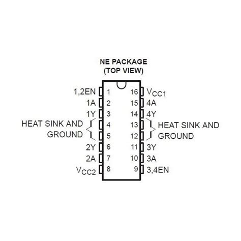599 H Bridge Motor Driver Sn754410 Tinkersphere