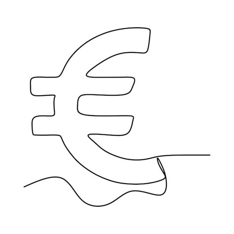 손 개요 비즈니스 차트의 연속 선 그리기 프리미엄 벡터