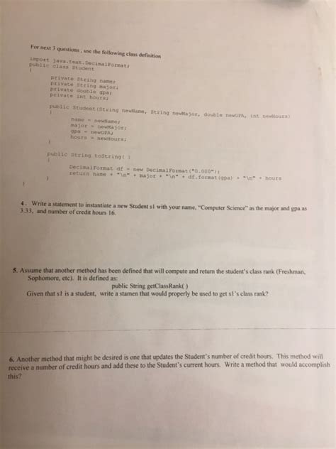 solved cse110 practice classes and methods last