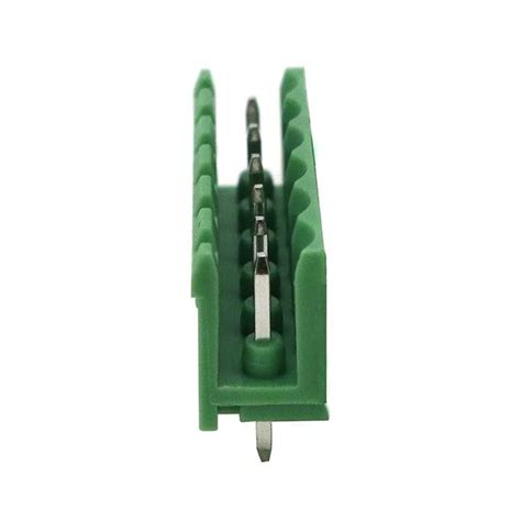 5 08mm Single Row Green Color Plug In Terminal Block Manufacturer