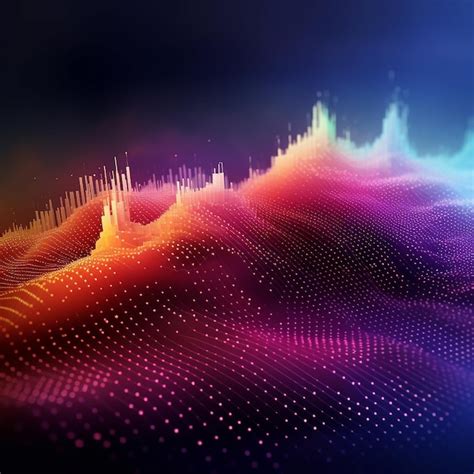 Premium Ai Image Data Technology Background In Gradient Color