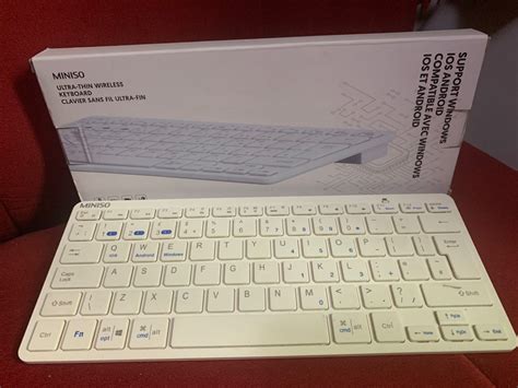 Miniso Wireless Keyboard Computers And Tech Parts And Accessories Computer Keyboard On Carousell