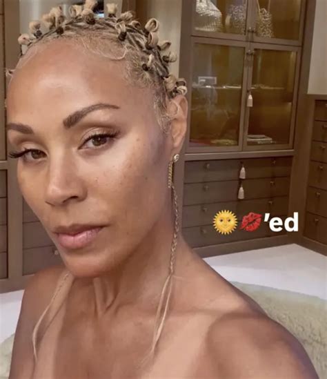 Jada Pinkett Smith Shares Hair Regrowth In A Rare Selfie