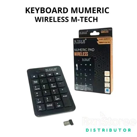 Jual New Promo Mtech Original Keyboard Keypad Angka Numerik Kasir Wireless Keyboard Mtech