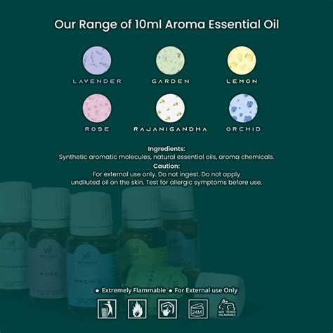 Wattle Castillo Luxuries Aroma Essential Oil Diffuser 10ml Each