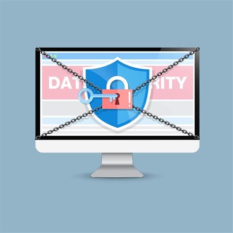 Le Concept Est La Sécurité Des Données Access Success Shield On