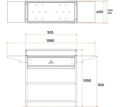 Мангал GRATAR Professional Optima Grill POG 3000 для мяса и рыбы ...