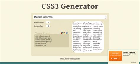 Css3 Generator Free Website Tools