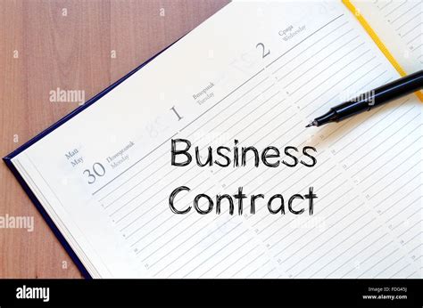 Business Contract Text Concept Write On Notebook With Pen Stock Photo Alamy Business Contract Text Concept Write On Notebook With Pen Stock Photo Alamy